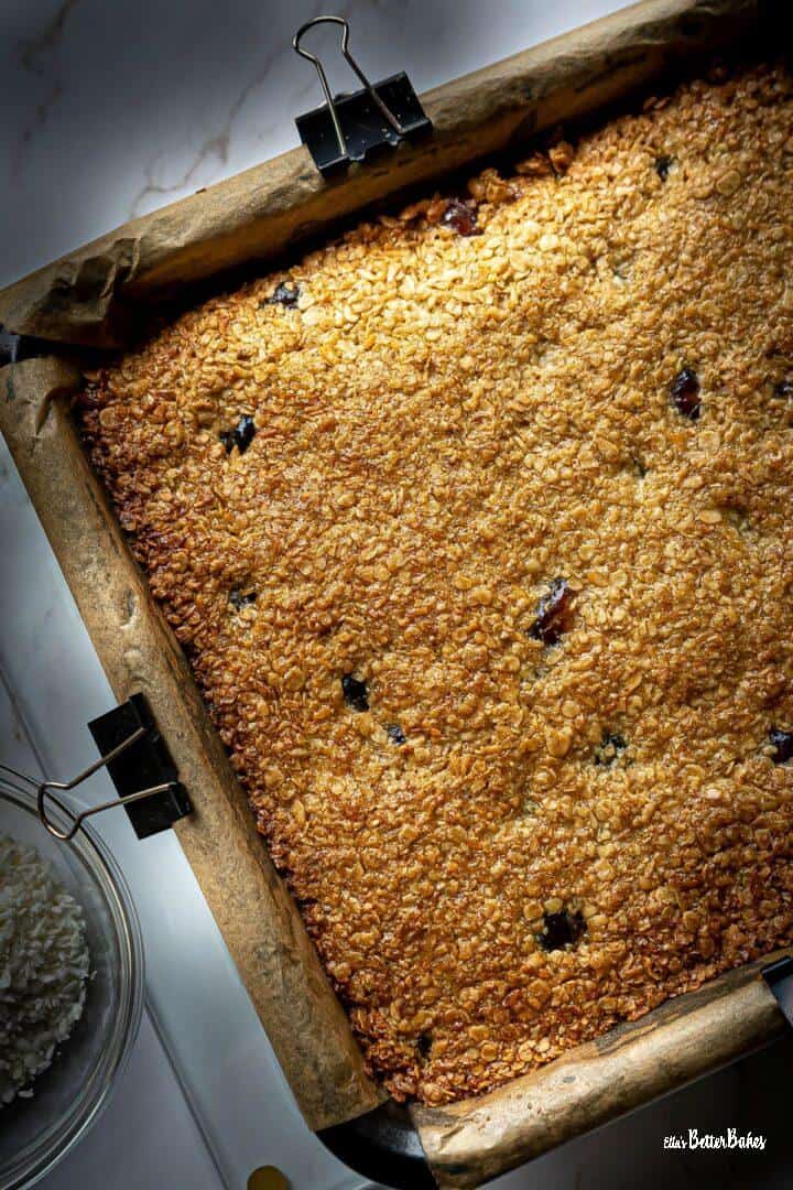 Cherry Flapjacks - Ellas Better Bakes