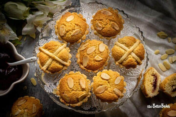 Congress Tarts (easy mini Bakewells) - Ellas Better Bakes