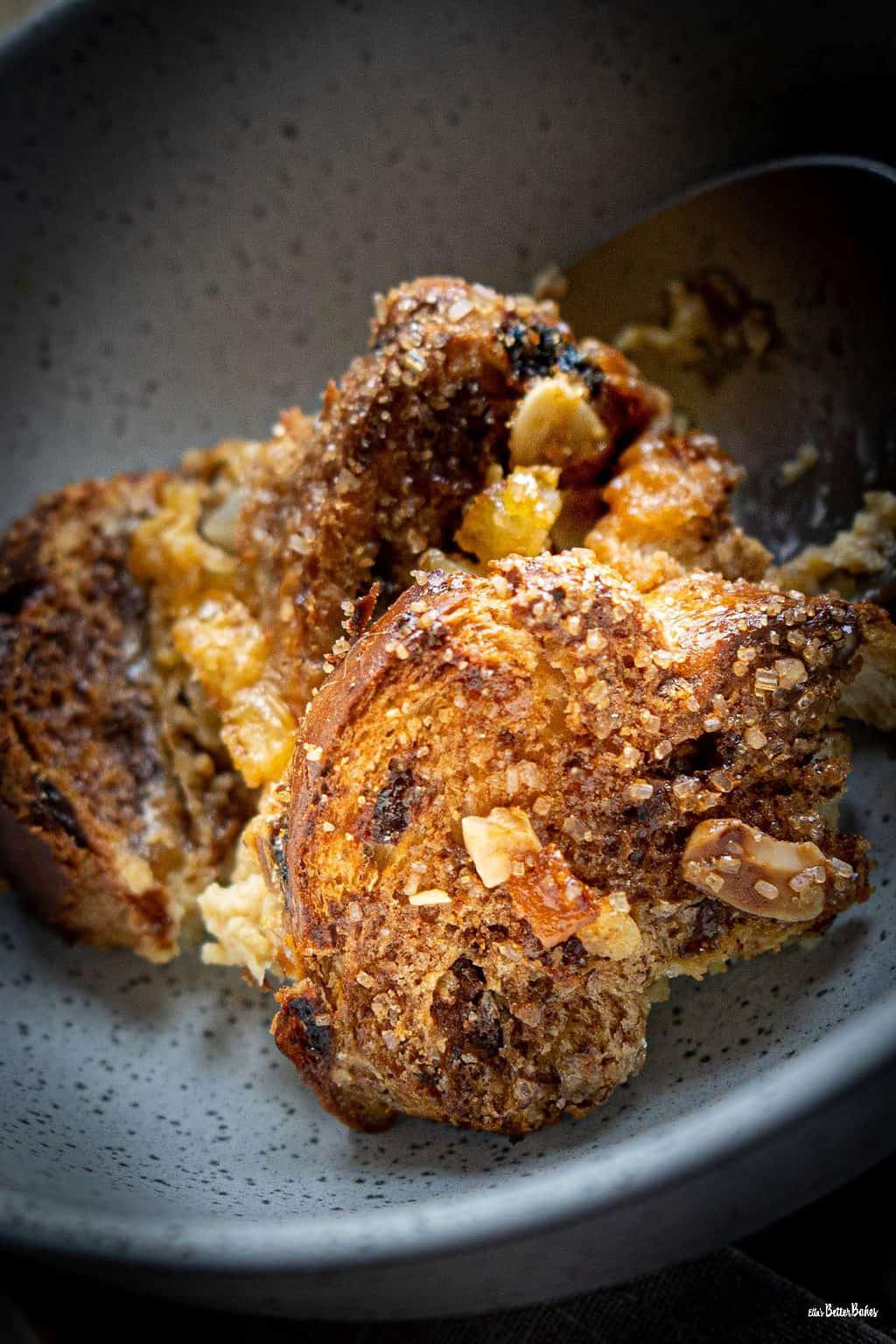 Baileys Bread and Butter Pudding - Ellas Better Bakes