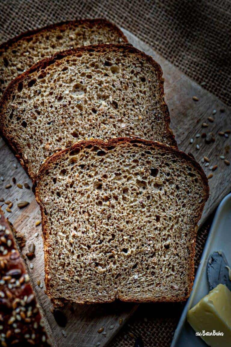 Seeded Granary Bread - Ellas Better Bakes