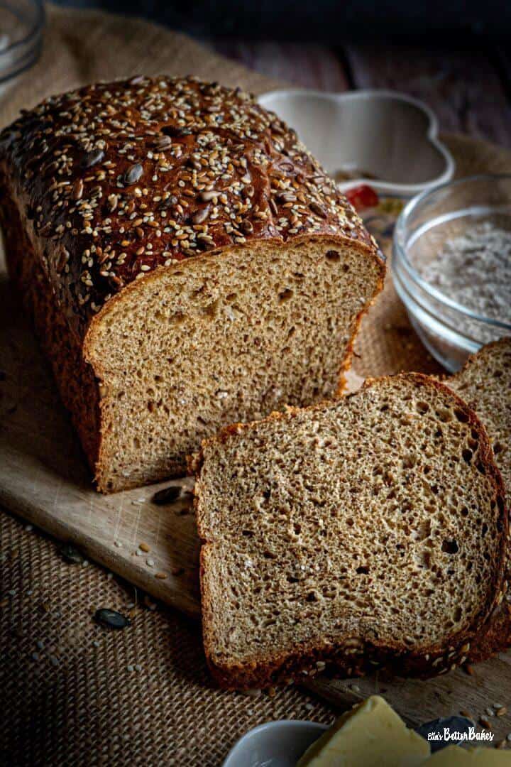 Seeded Granary Bread - Ellas Better Bakes