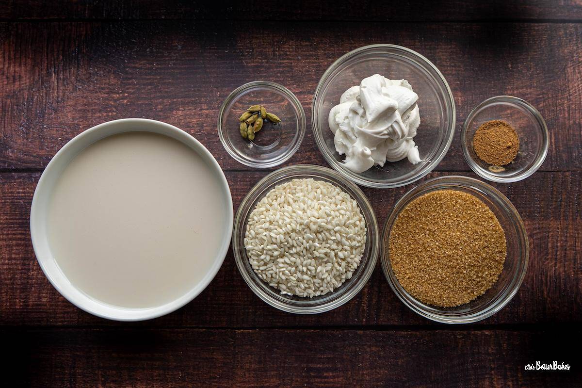 Almond Milk Rice Pudding (Vegan) - Ellas Better Bakes