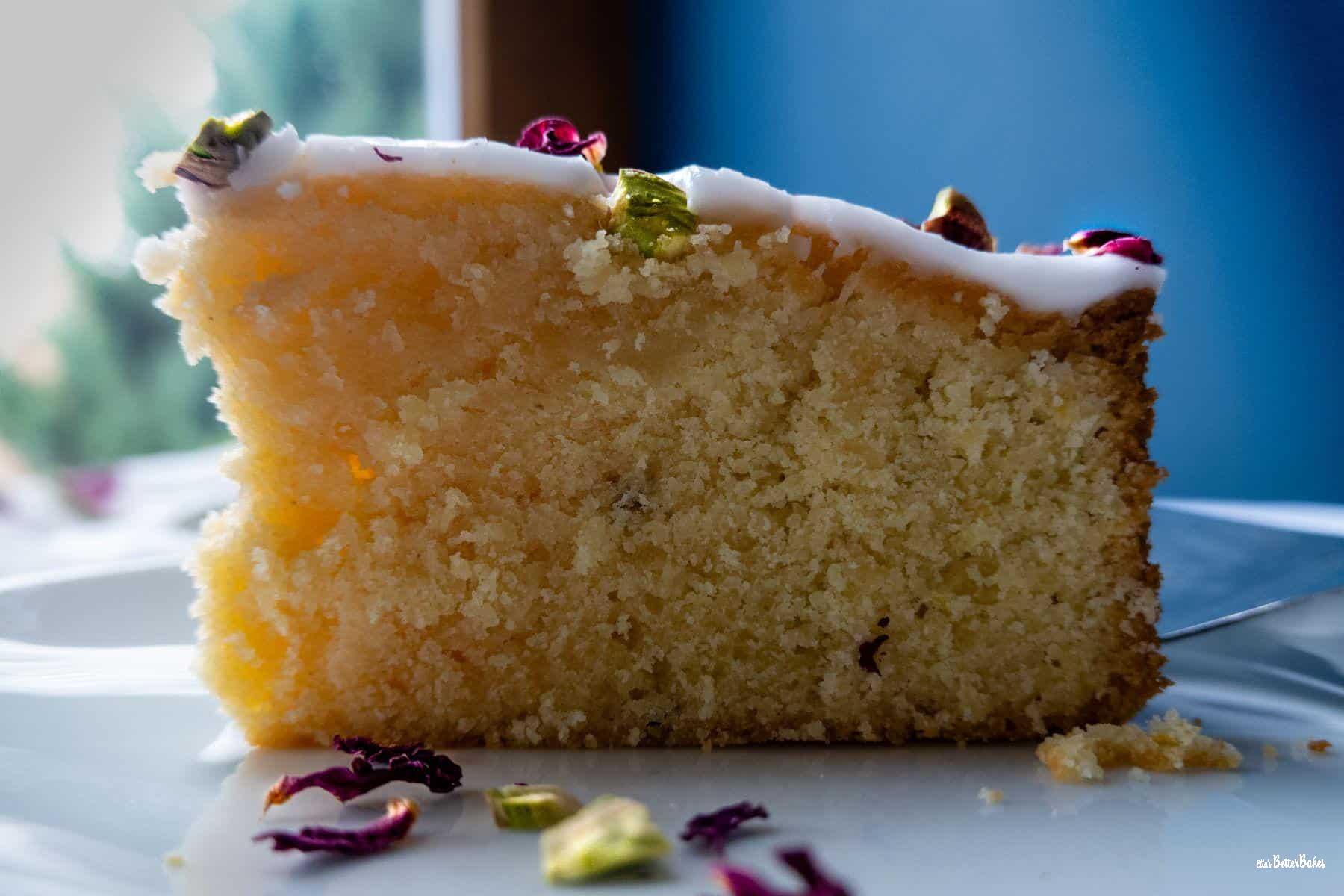 Persian Love Cake with Rosewater - Ellas Better Bakes